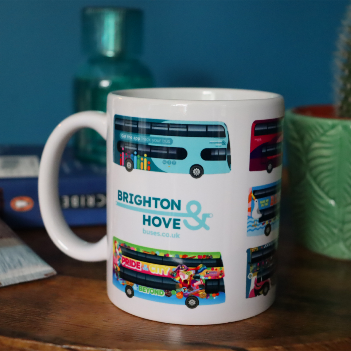 Brighton & Hove Buses Multi Bus Mug - Brighton and Hove Buses